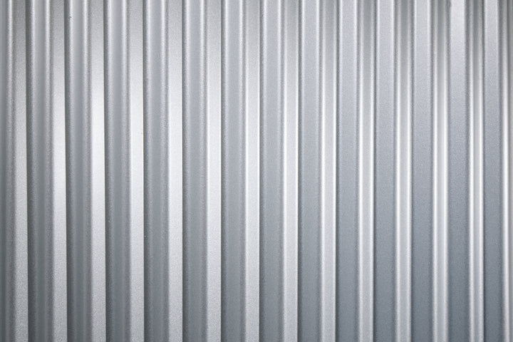 Matte Black Corrugated Metal Siding Panels with DualCoat™